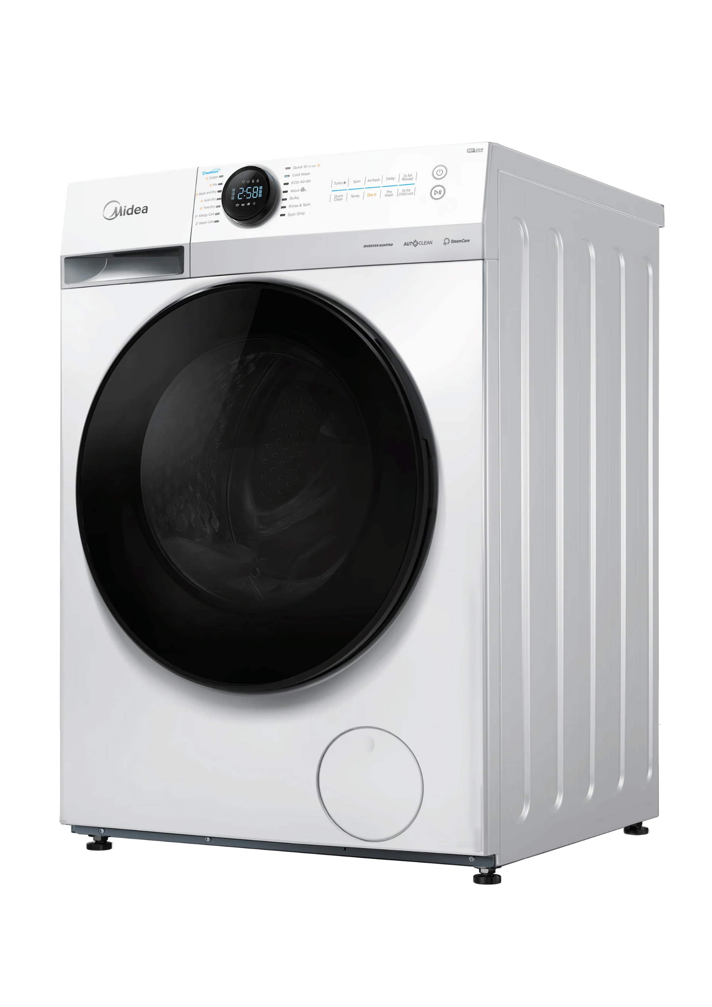 Midea 10.5Kg Front Loading Fully Automatic Inverter Washing Machine ...