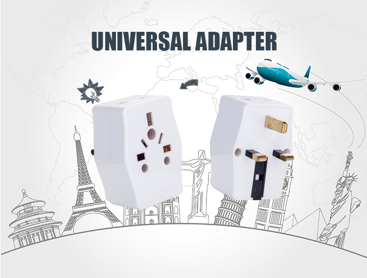 UK Travel 5/13 AMP Multi Plug Socket Adapter for Multi Global High ...