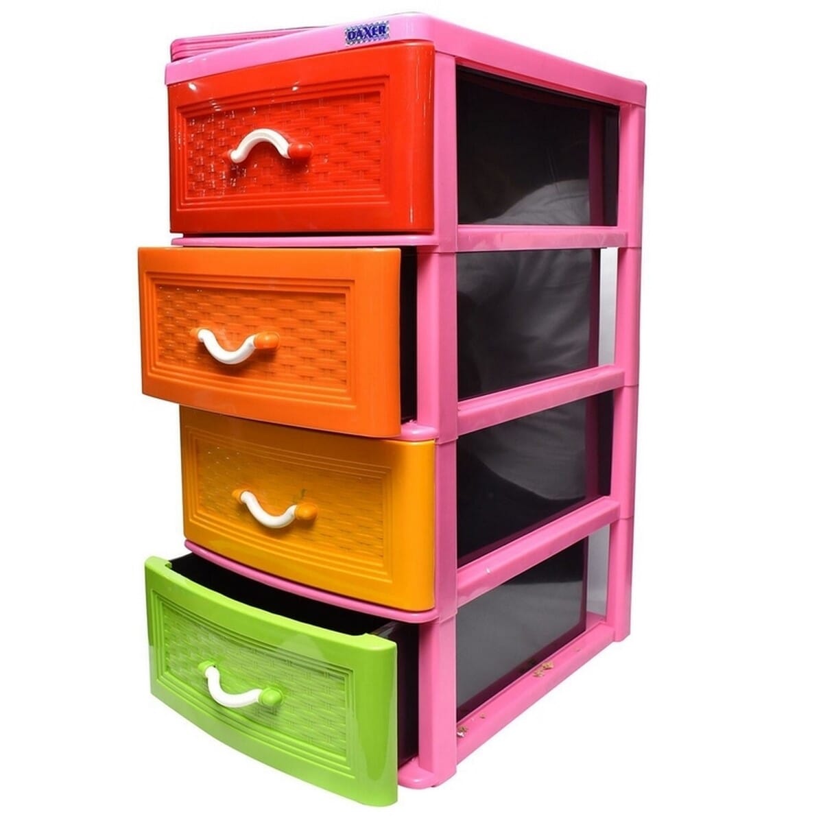 Daxer Four Drawer Multi Color Plastic Cupboard | Daraz.lk