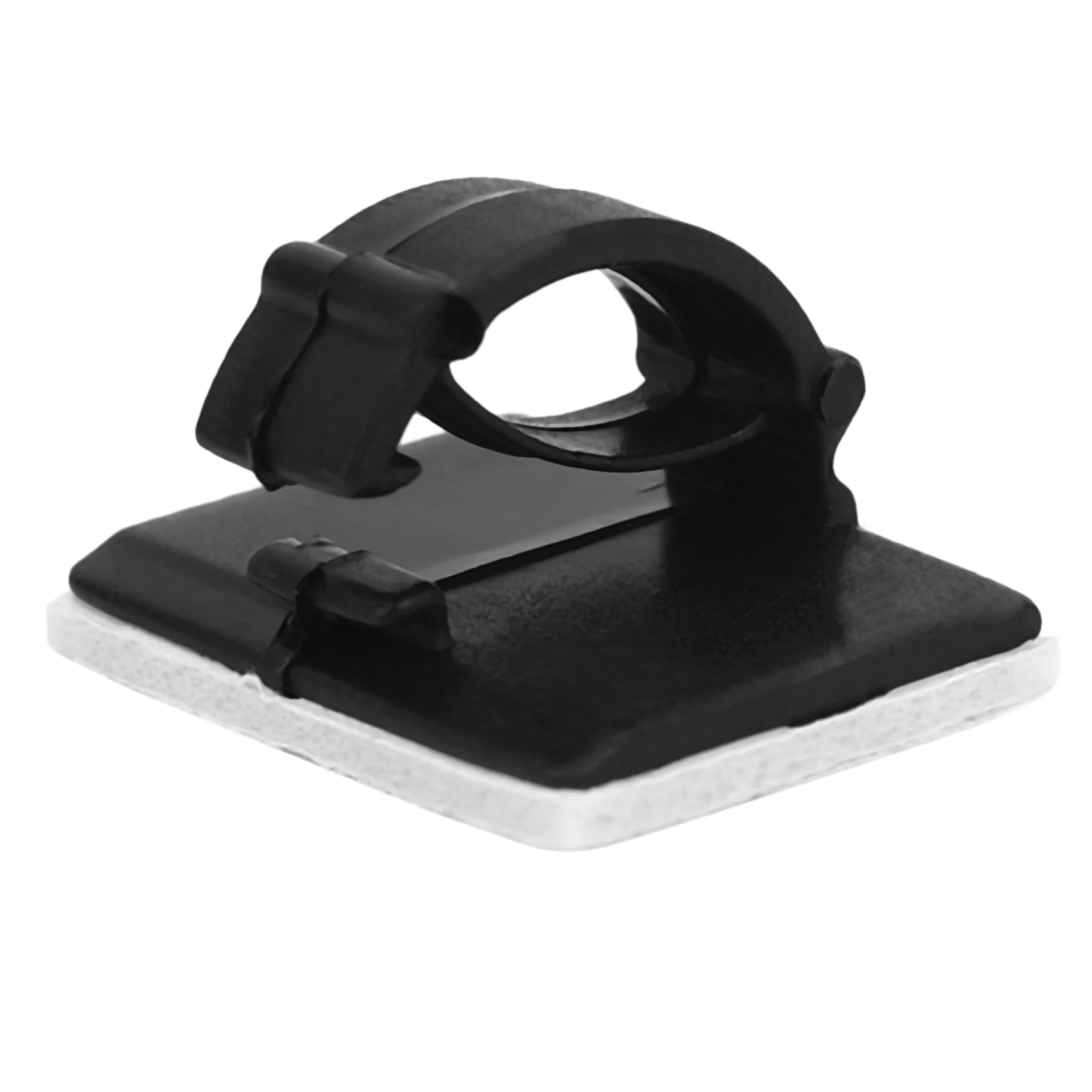 NXFDSIOZ 1000 Pcs. Self Adhesive Cable Clamp Plastic Rectangular Cable ...