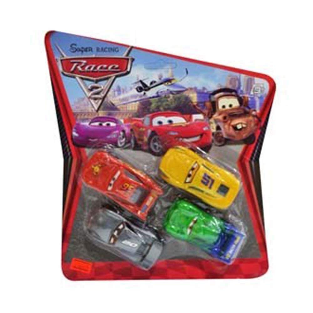 Disney Pixar Cars 4Pcs/Set Lightning Mcqueen Cruz Jackson Storm Mater ...