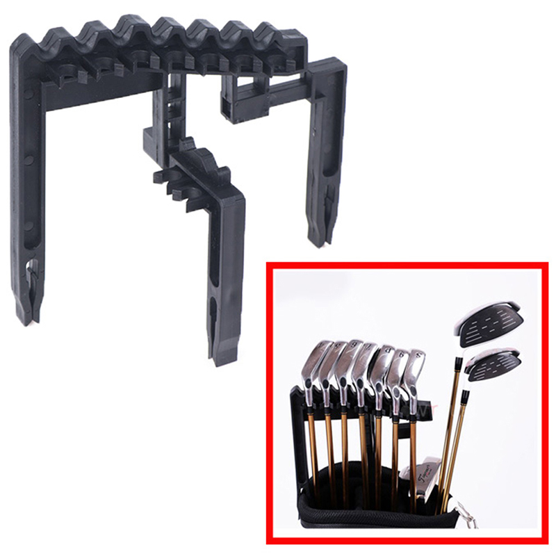 Golf 9 Iron Club ABS Shafts Holder Stacker Fits Any Size of Bags ...