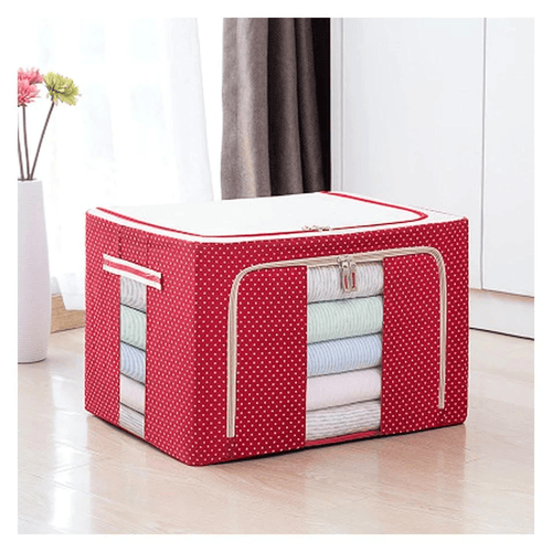 Foldable Cloth Storage Box, Wardrobe Cloth Storage Organizer, Cupboard ...