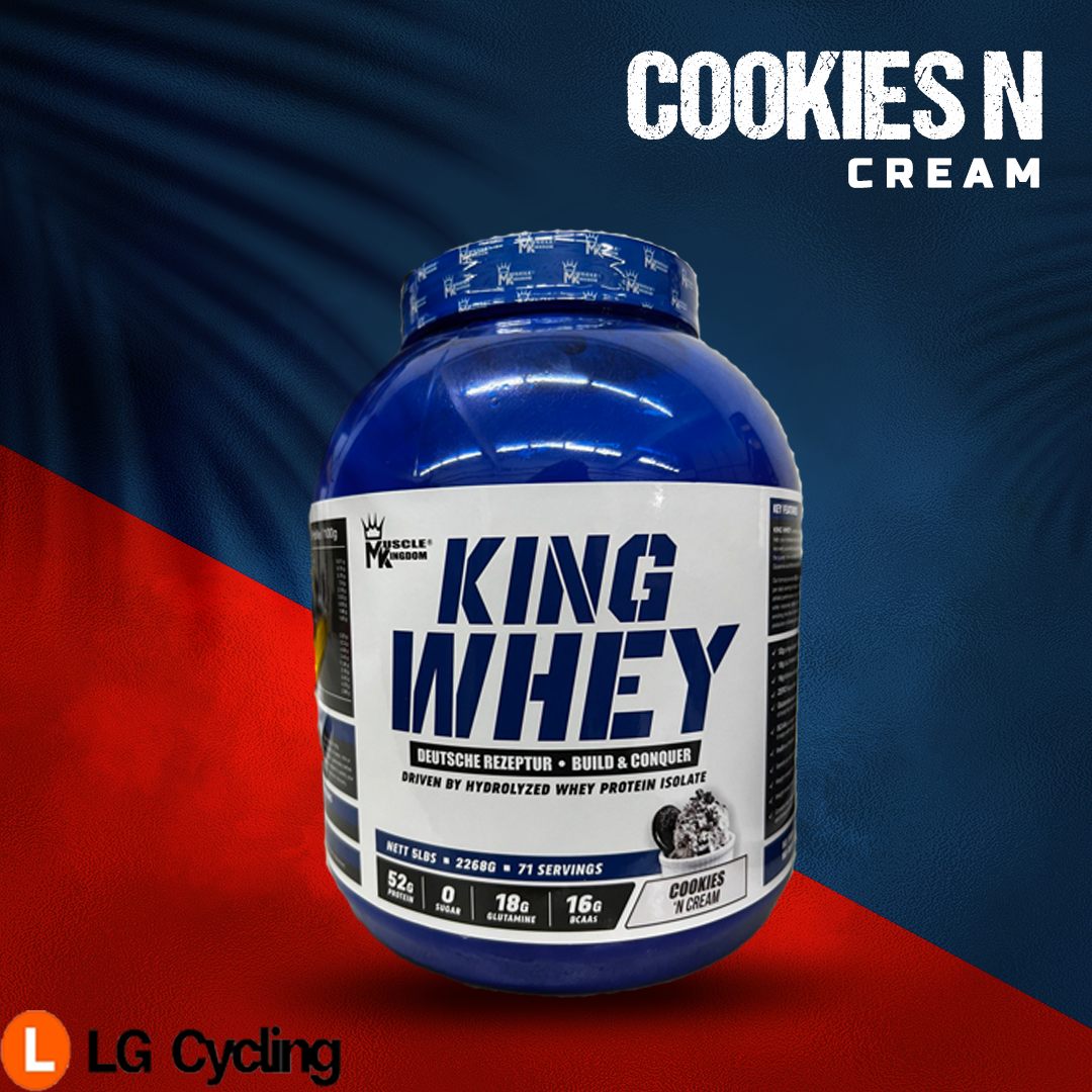 Muscle Kingdom King Whey 5lbs (2.26kg) Muscle Gainer, High Protein ...
