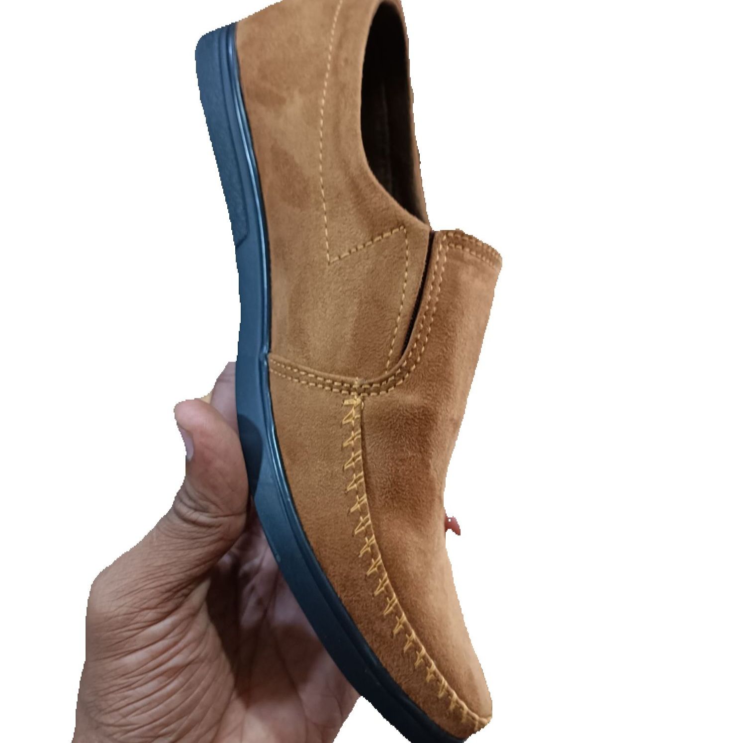 Men Slip on Casual shoes Tan Colour | Daraz.lk