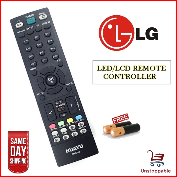 LG LED/LCD TV Remote Controller RM-L810 & Free Batteries | Daraz.lk
