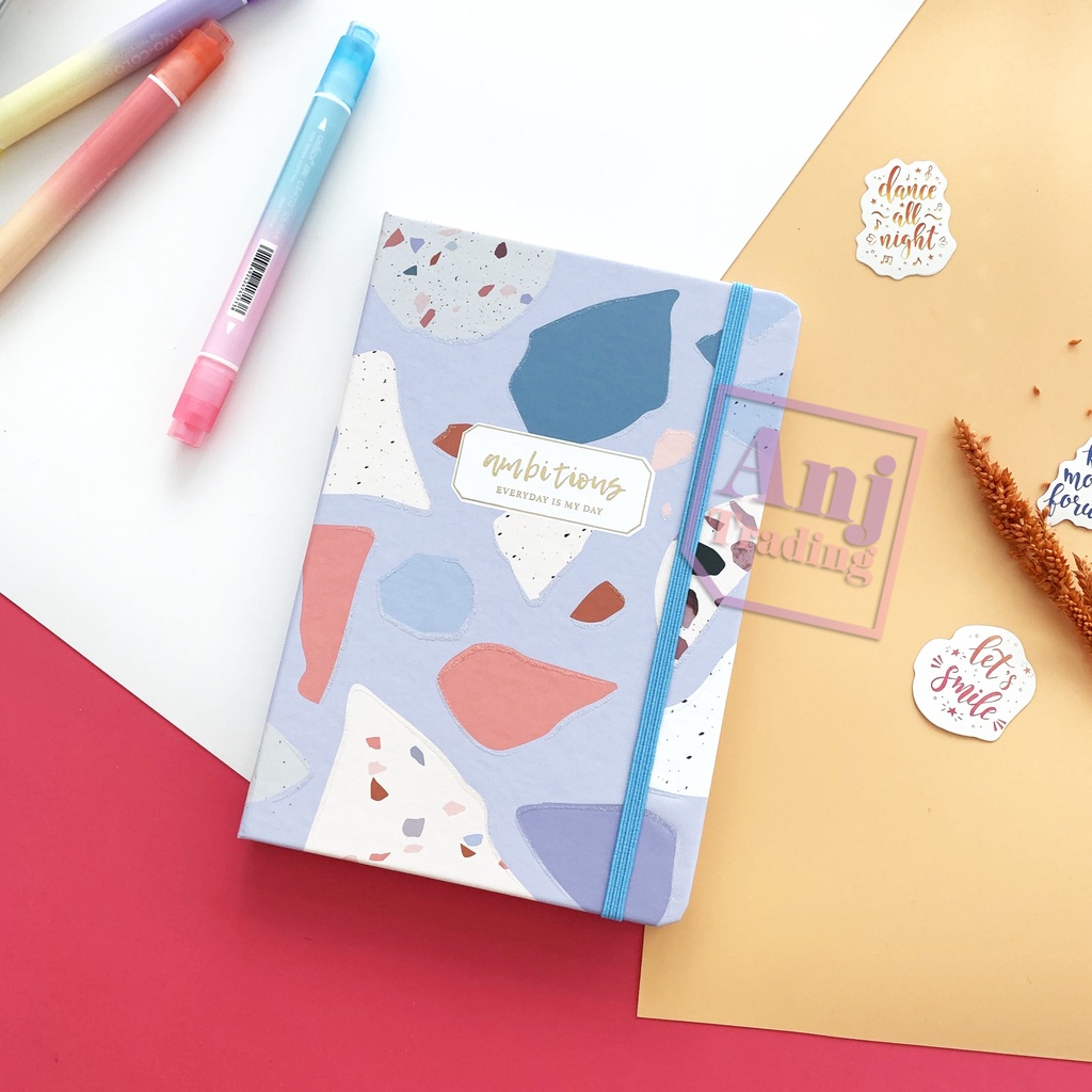 Planner The Ambition with Garterized Lock Monthly Weekly Daily Planner ...