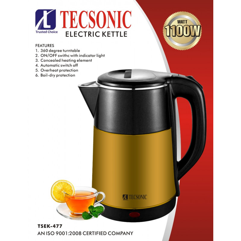 Tecsonic Electric Kettle - TSEK477 | Daraz.lk