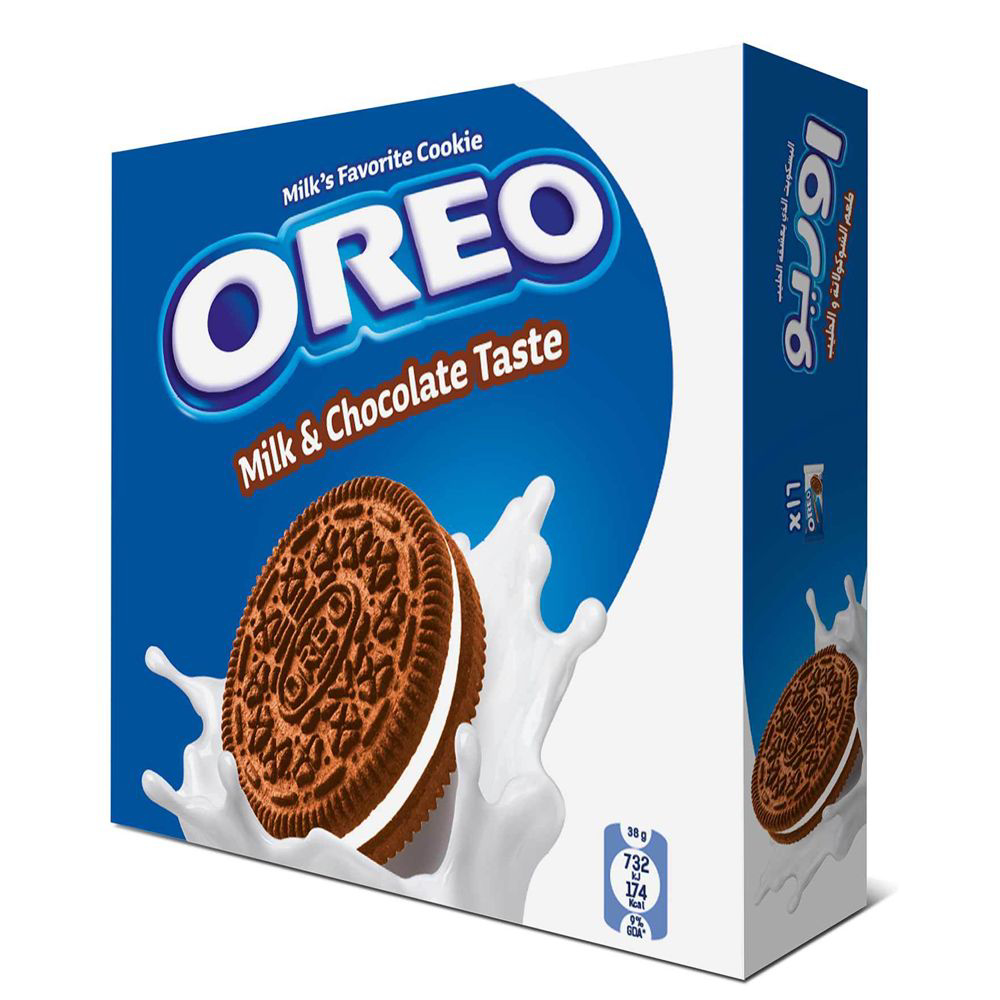 Oreo Milk & Chocolate Taste Cookies 38g x 16 Packs | Daraz.lk