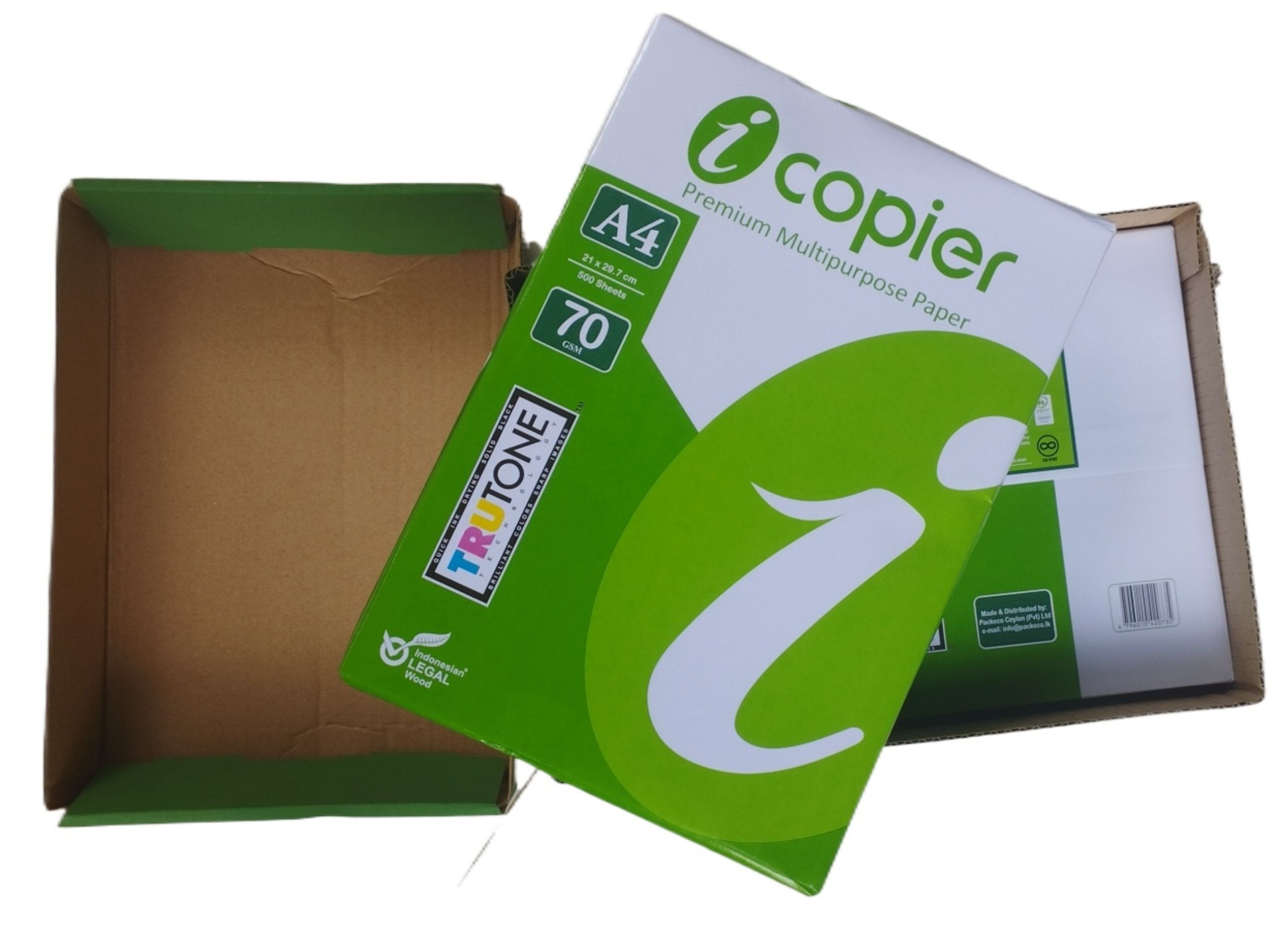 I Copier Photocopy Paper A4 70GSM Box | 2,500 Sheets [ 500 X 5 Packs ...