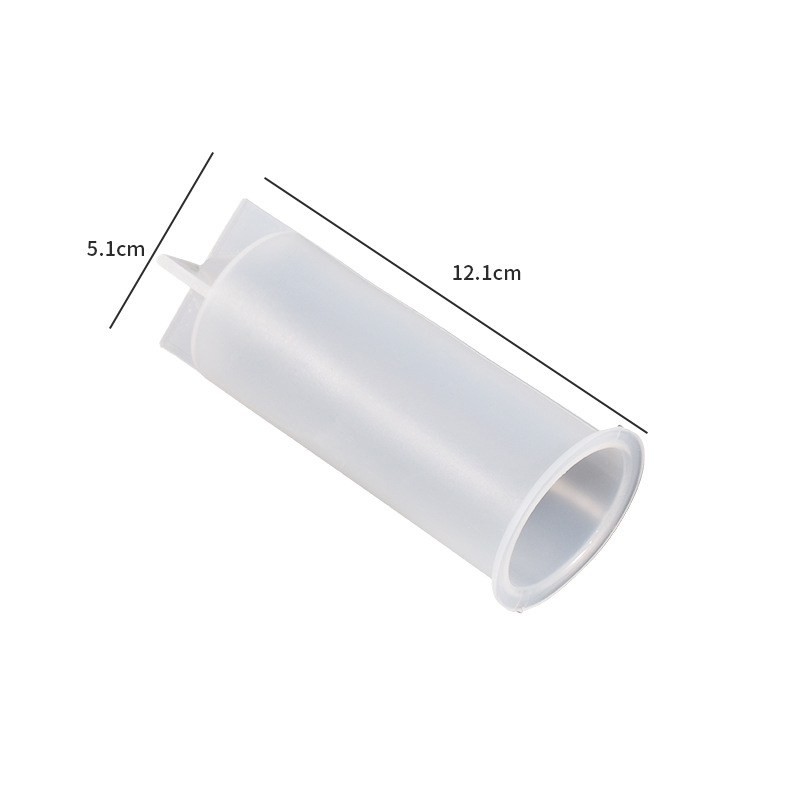 diy Crystal Dripping glue Candle Mirror cylindrical Vertebra Candle ...