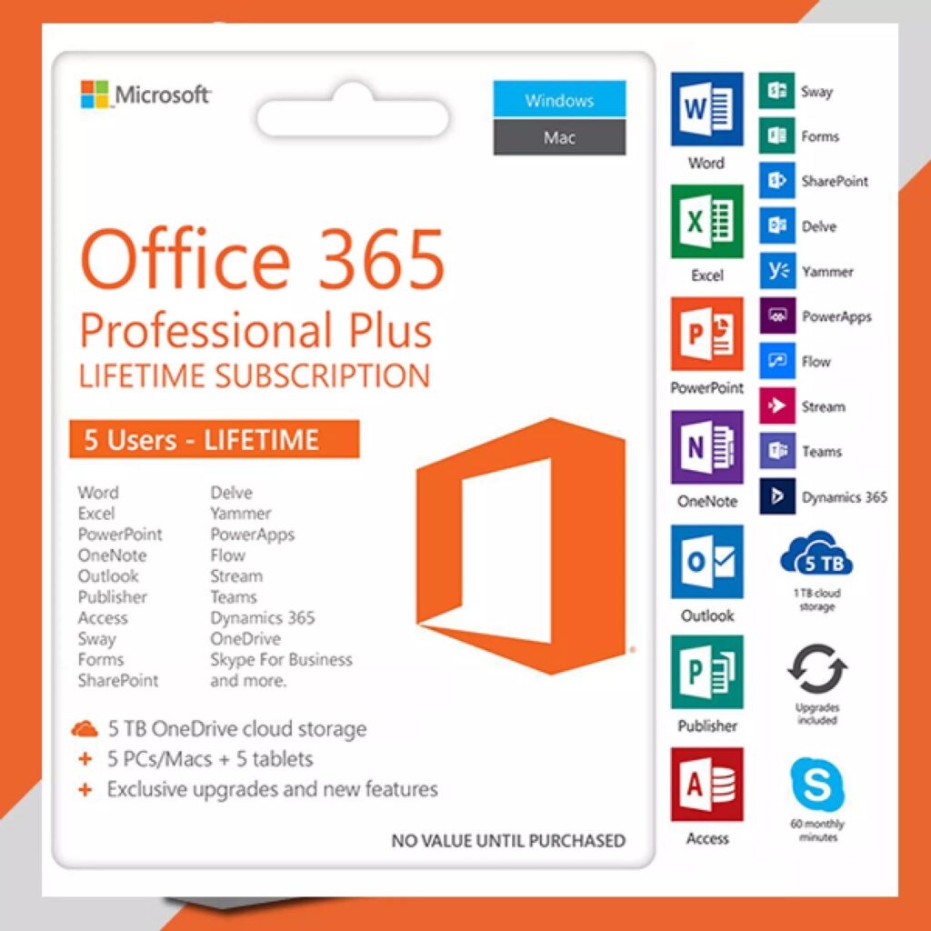 Office 365 lifetime genuine Account up-to 5 devices instant delivery to ...