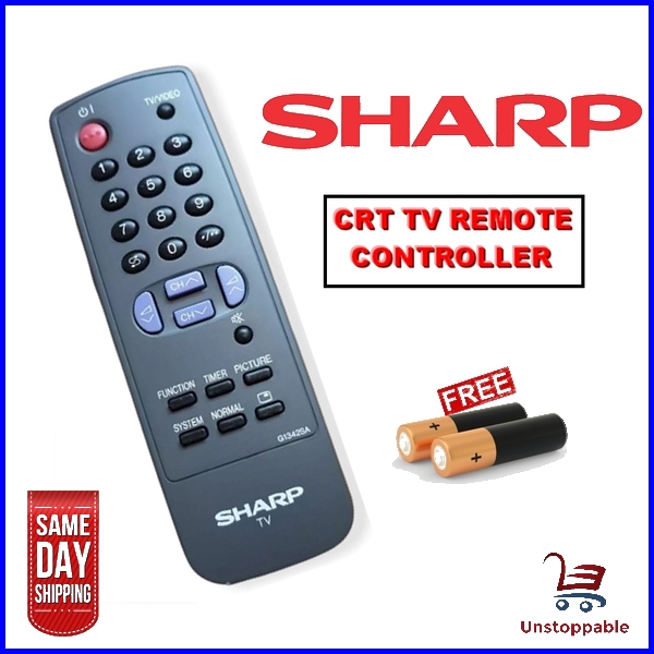 Sharp CRT TV Remote Controller & Free Batteries | Daraz.lk