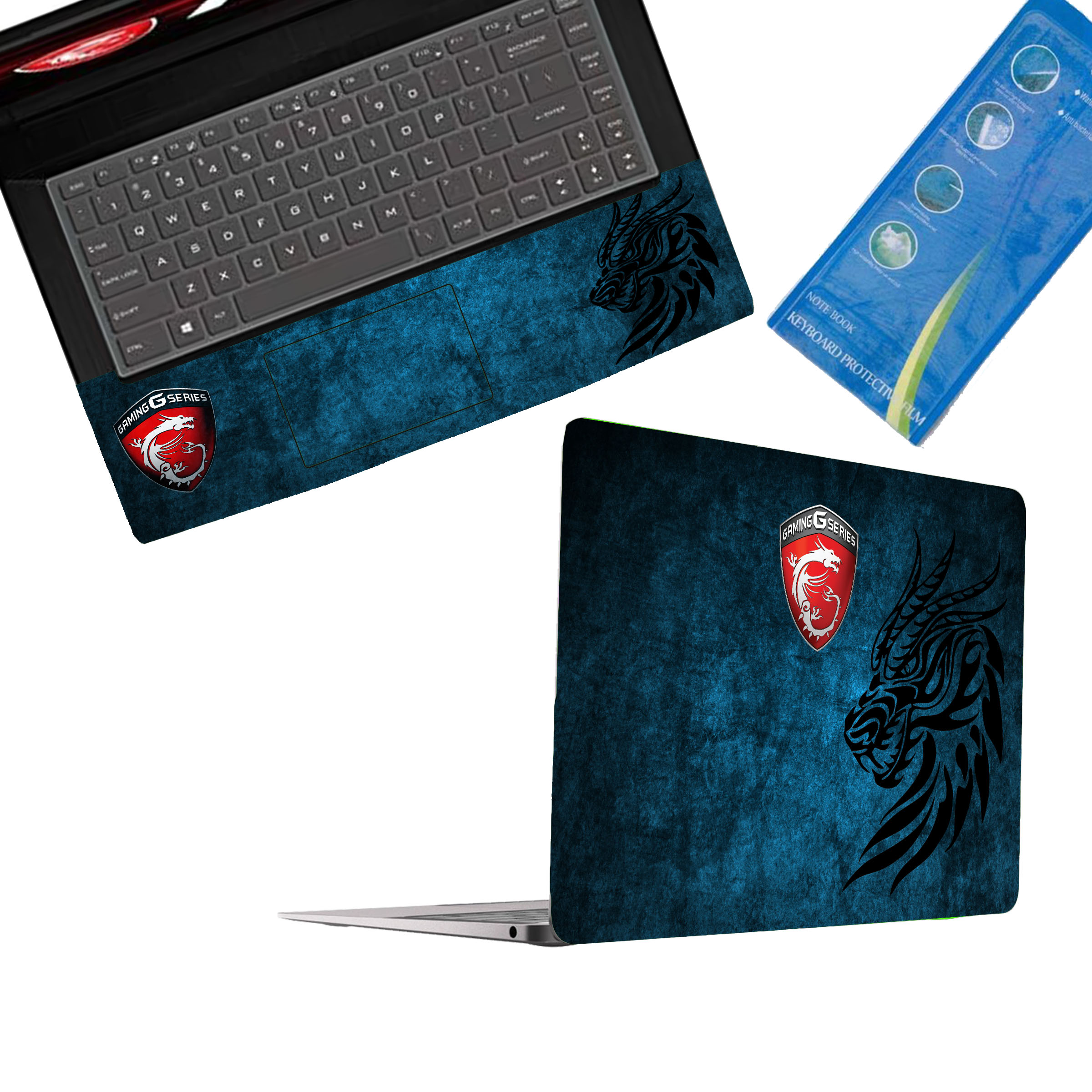 MSI design 3 in 1 Reeshine Laptop Skin With Matt laminate For 15.6 Inch ...
