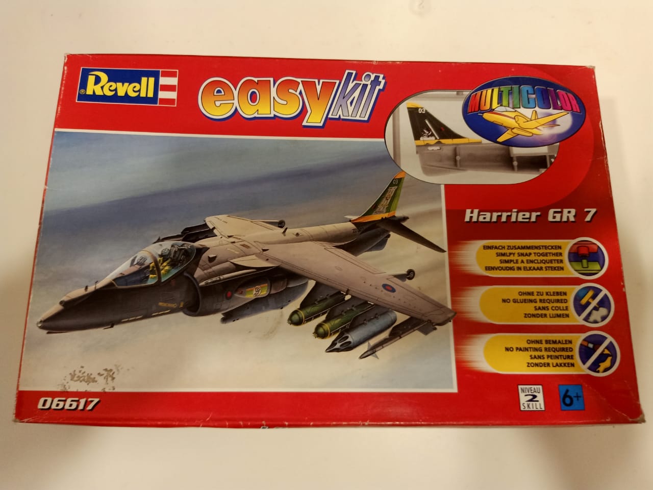 Revell easy kit 1/100 06617 Harrier GR 7 Revell Model Kit Fighter Jet ...
