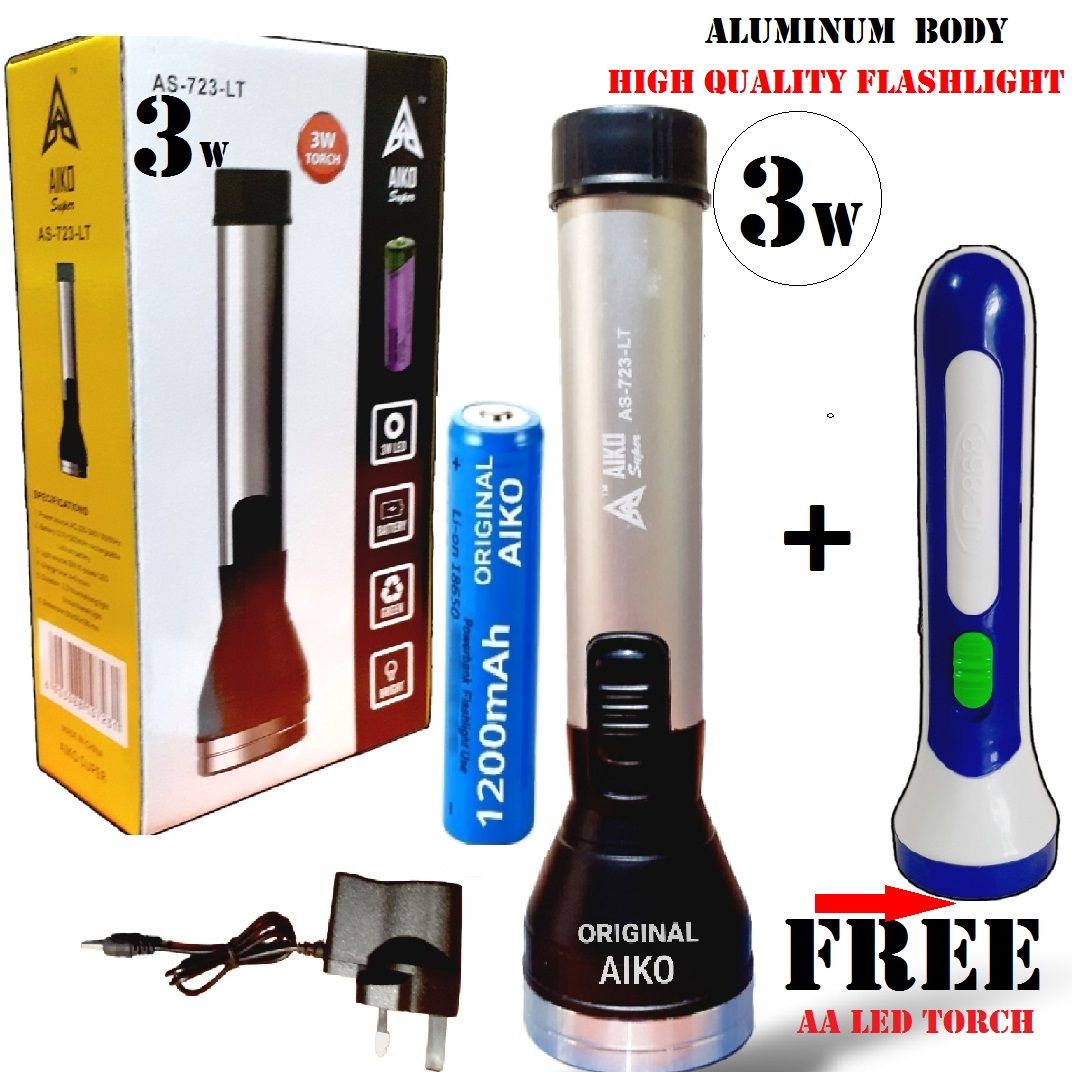 Torch Rechargeable & Flashlights Original Aiko High-quality product ...