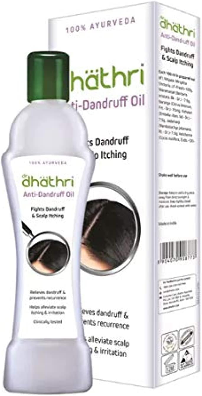 Dhathri Anti-Dandruff Hair Oil - Helps Alleviate Dandruff and Scalp ...