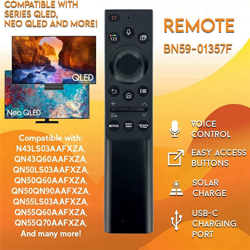 BN59-01357F TM2180E RMCSPA1RP1 Remote Control for Samsung Smart TV ...