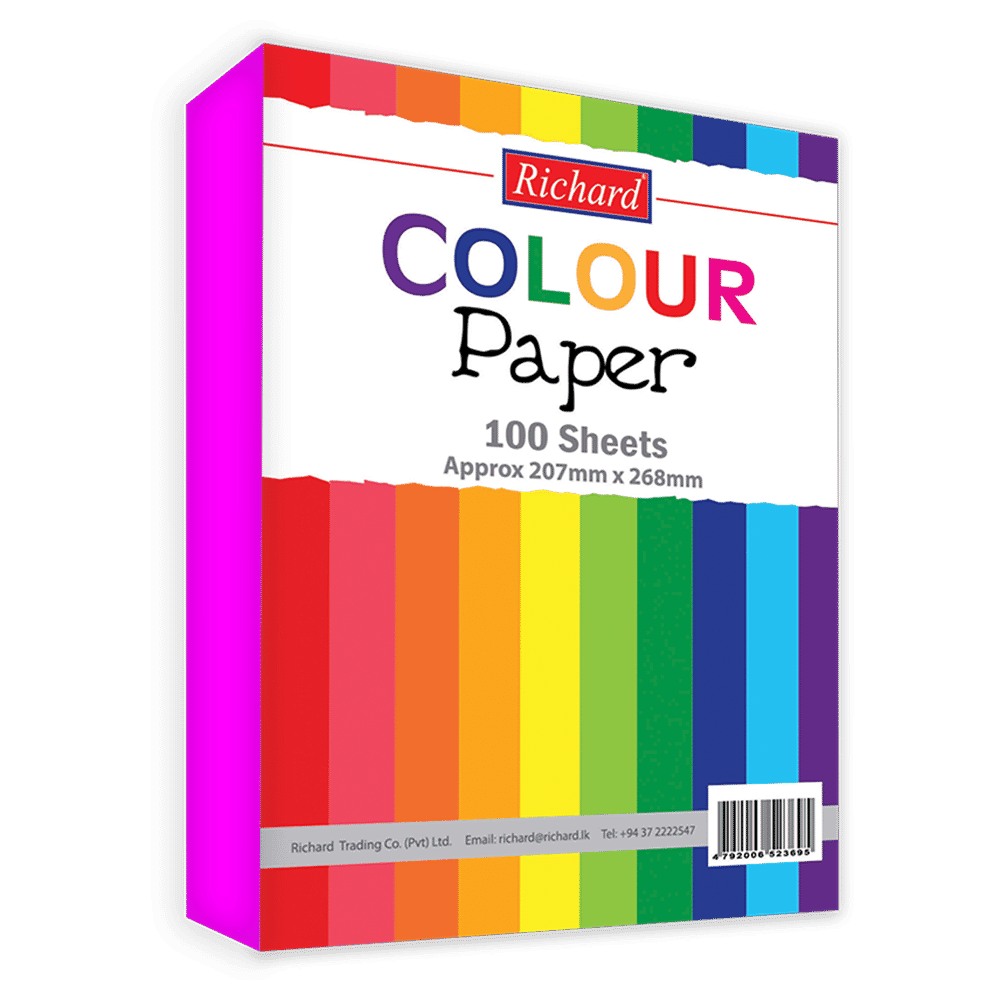 Richard Colour Paper A4 - Cyber Fuchsia (100 Sheets) | Daraz.lk