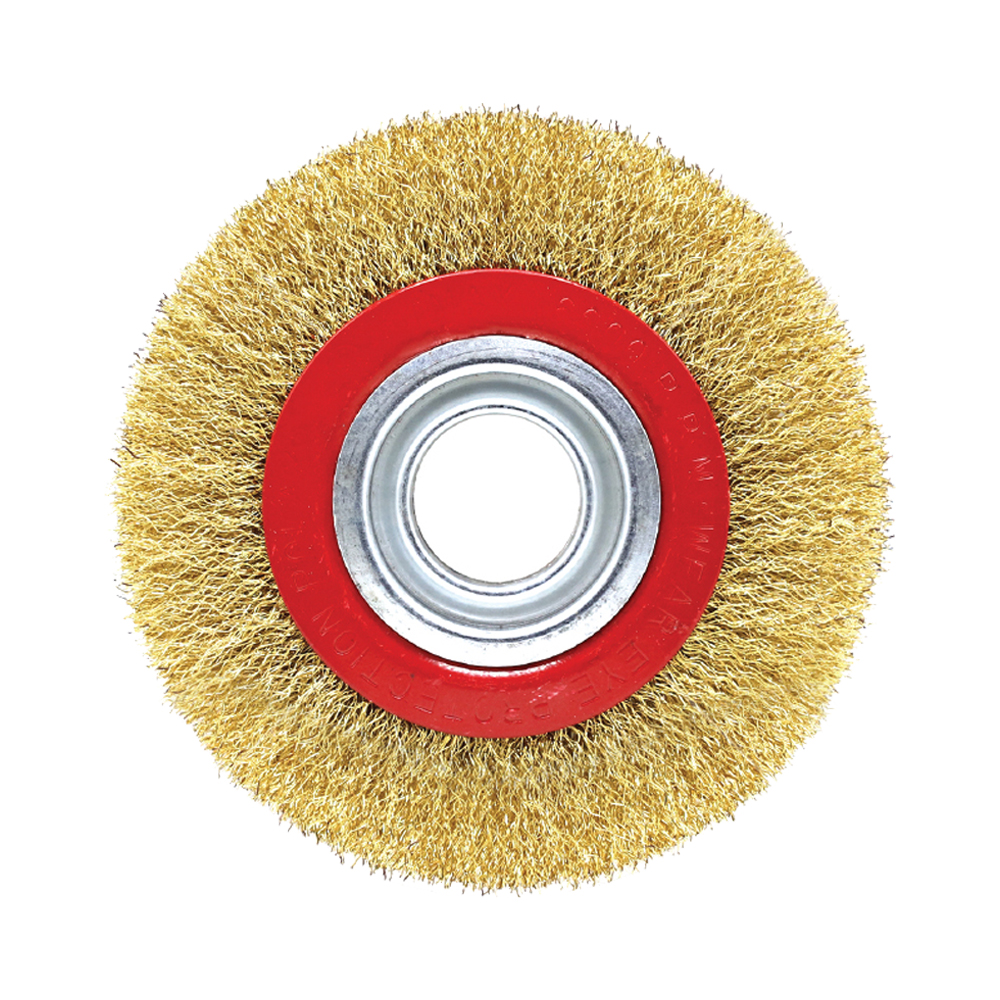 6" (150mm) Fine Wire Brush Wheel (Brass) | Daraz.lk