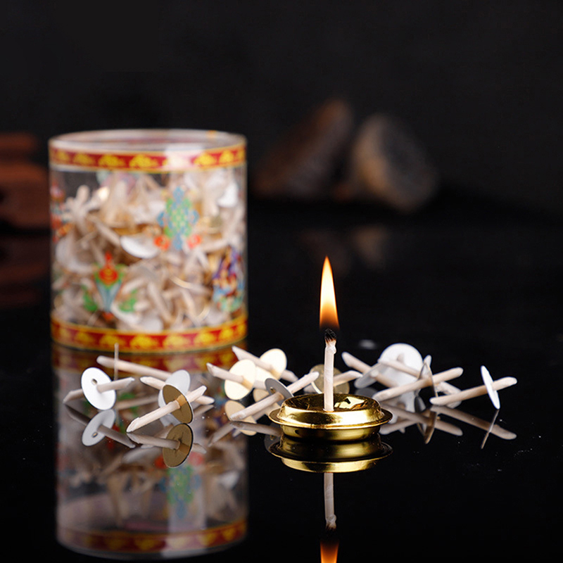 200Pcs/Box Oil Lamp Wick Making Supplies Floating Candle Handmade Holder Kerosene Lamp Diy Kit ...