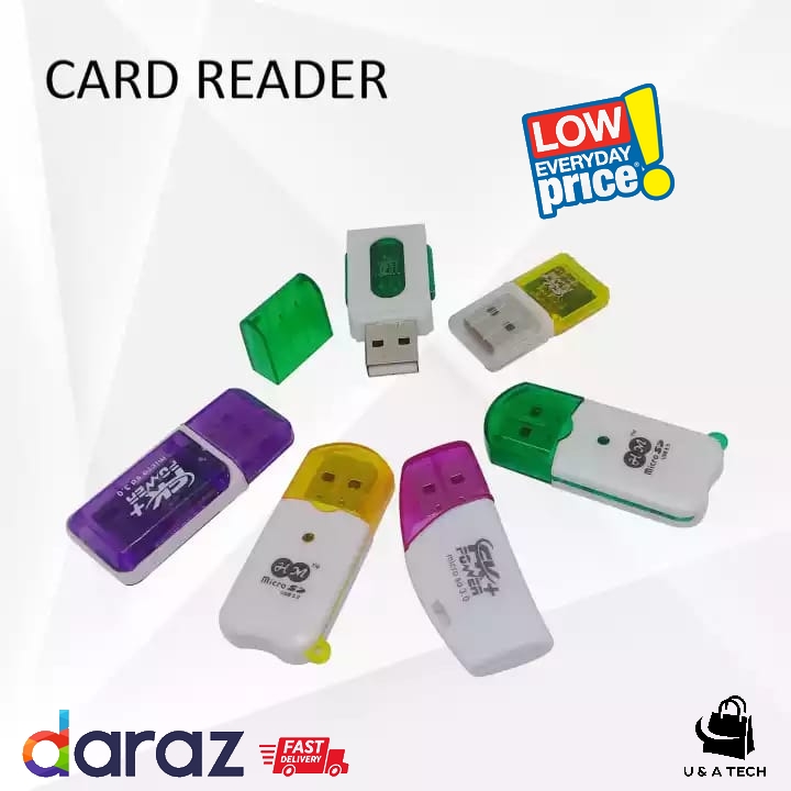 Sd Card reader - Card reader - memory Card reader (Multi Colors) | Daraz.lk