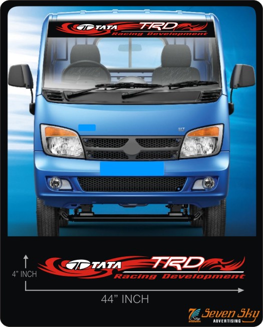 Windscreen TATA Lorry Tinted Stickers Car Buddy Van Alto WagonR Mini ...