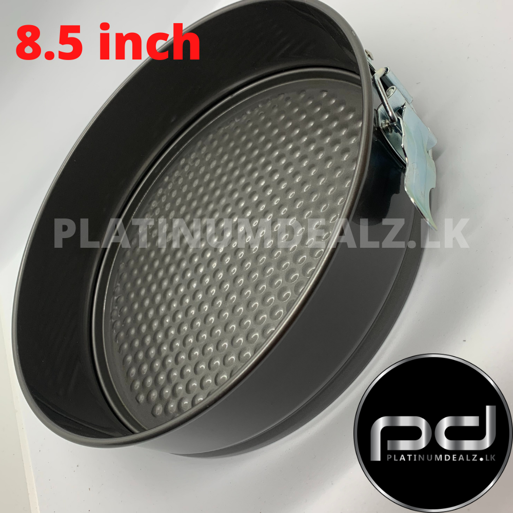 Cake Baking Mould Tray/Spring Form (round shape) 8.5 inch Non Stick ...