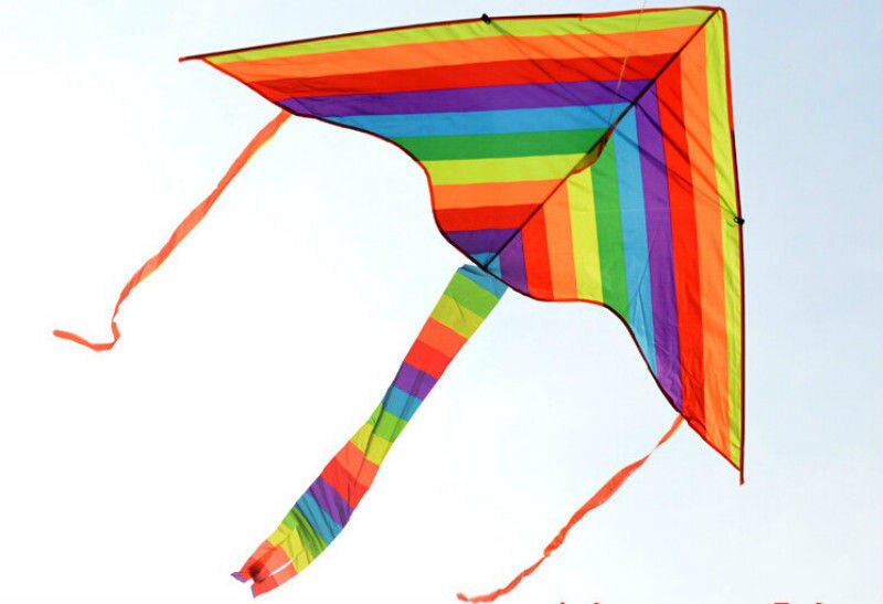 3.5 Ft Multi Design Rainbow Kite / Kite Toys for Outdoor / Patang for ...