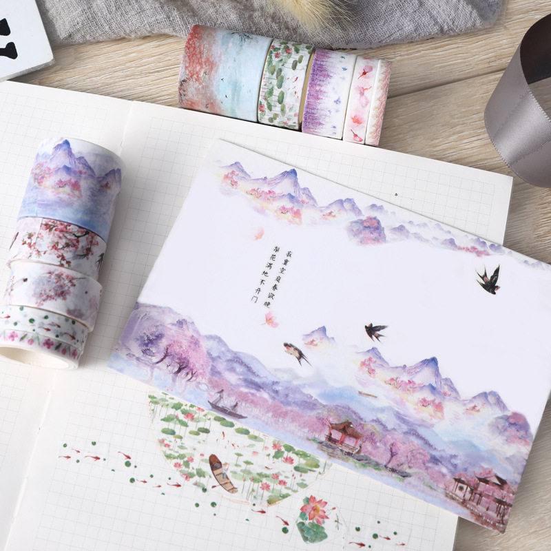 RHS Online 10 Rolls/Set Sweet Dream Series Washi Tape Decorative ...