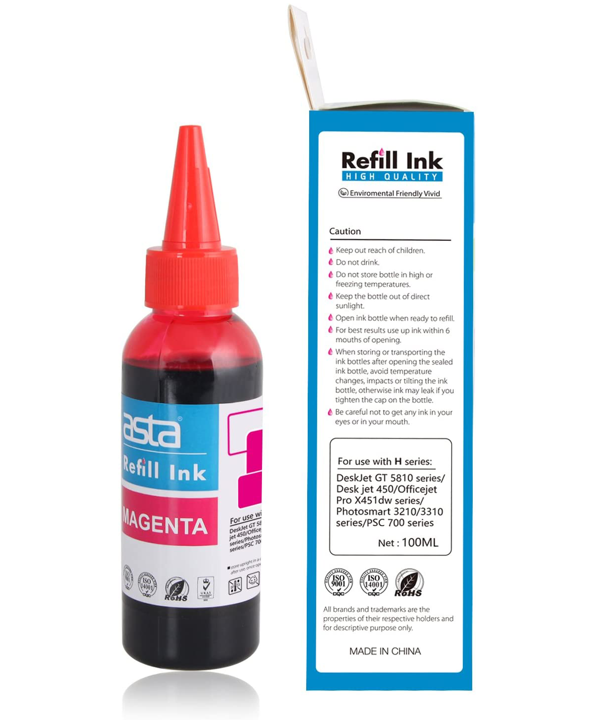 Asta Universal Printer Ink for Epson, HP, Canon & Brother Ink Printers ...