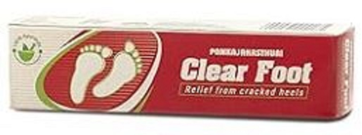 Pankajakasthuri Clear Foot Ayurvedic Ointment for Cracked Heels, Dry ...