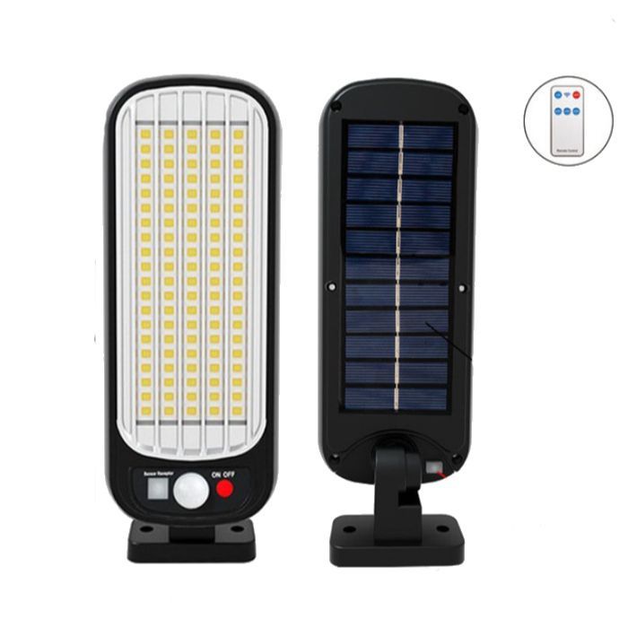 100 LED Solar Street Lamp Outdoor Solar Wall Lamp Courtyard Light with ...