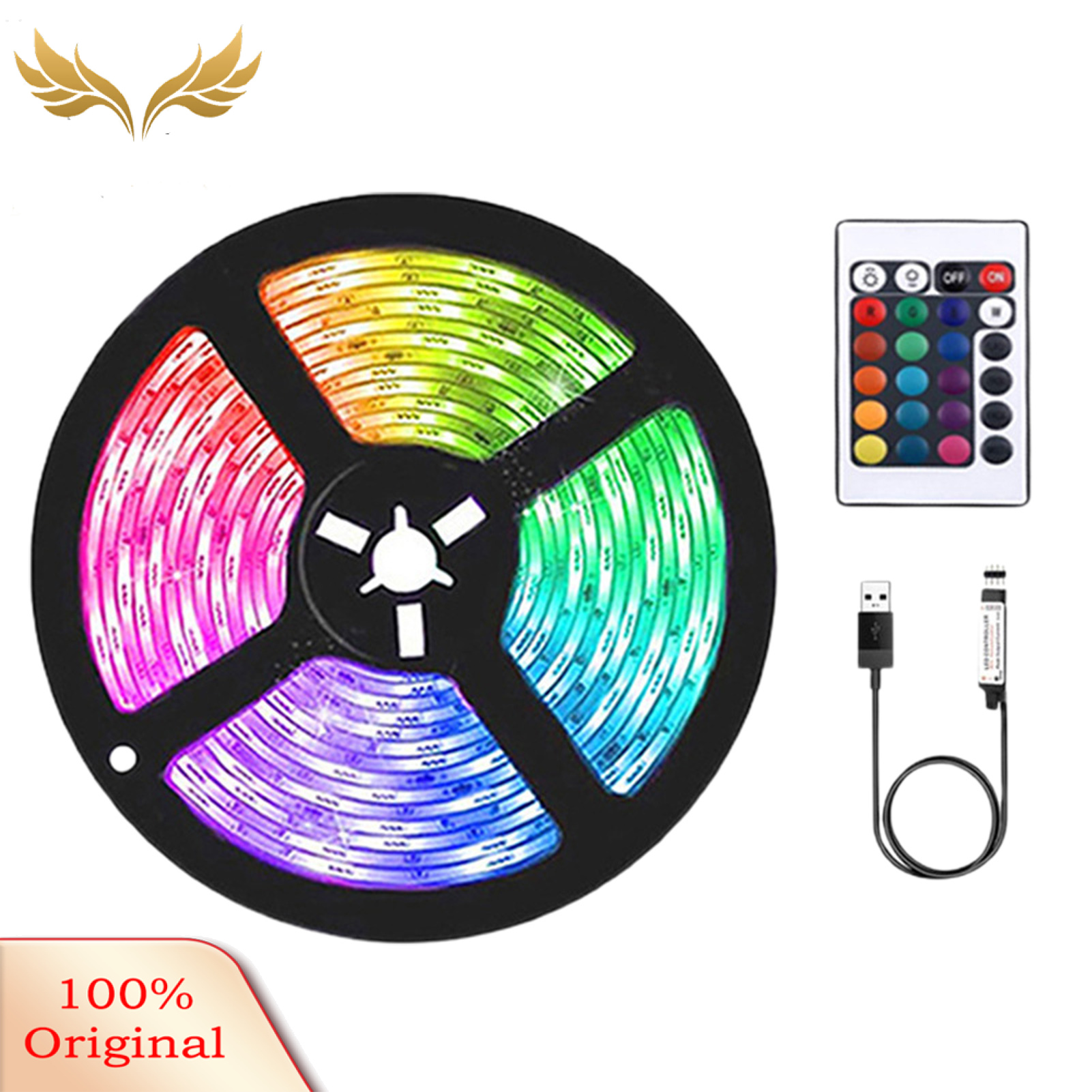 Strip Light LED Improve Ambience Vibrant Colors RGB Flexible Ribbon ...