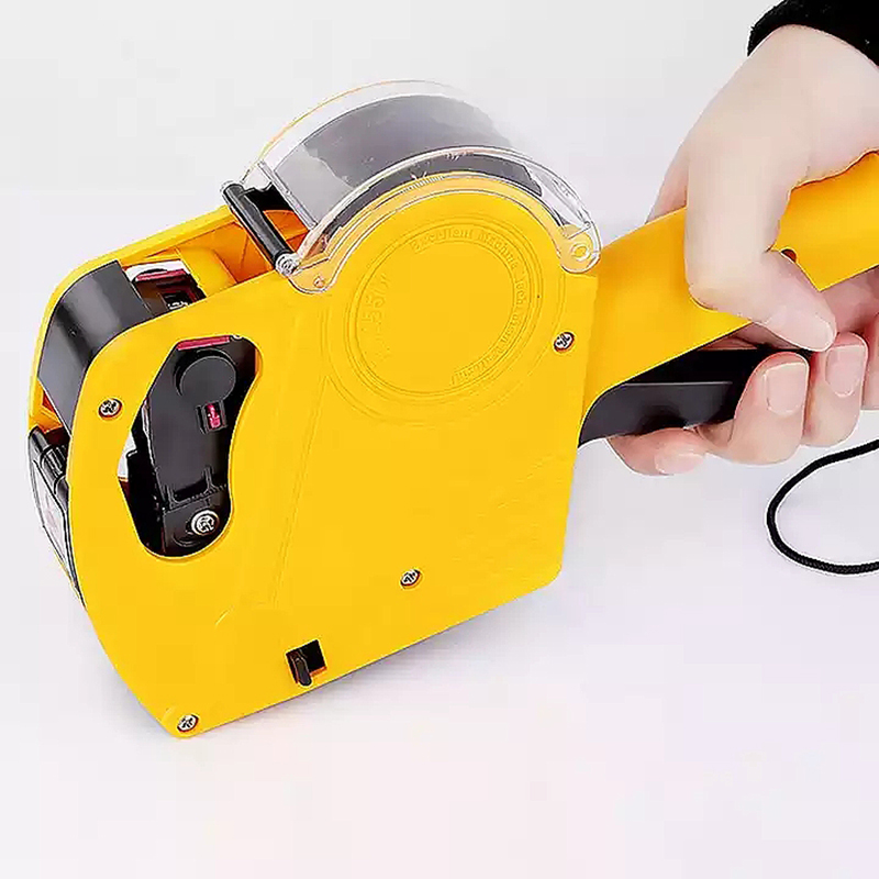 Labeling Machine Red Printer Plays Price Tag Machine Fully Automatic ...