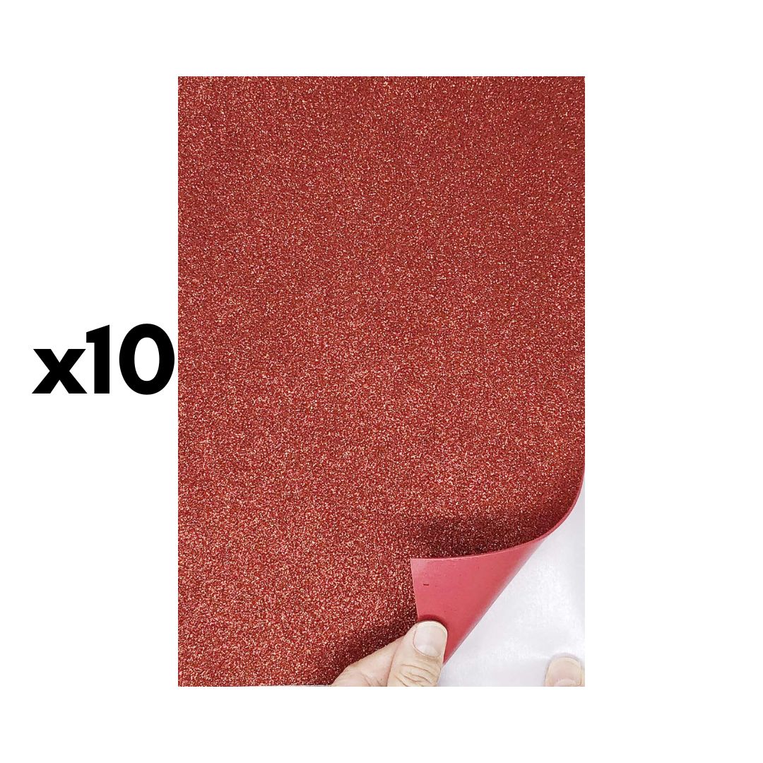 A4 Size Glitter Foam Sticker Sheets, Adhesive Backing, For Paper Crafts ...