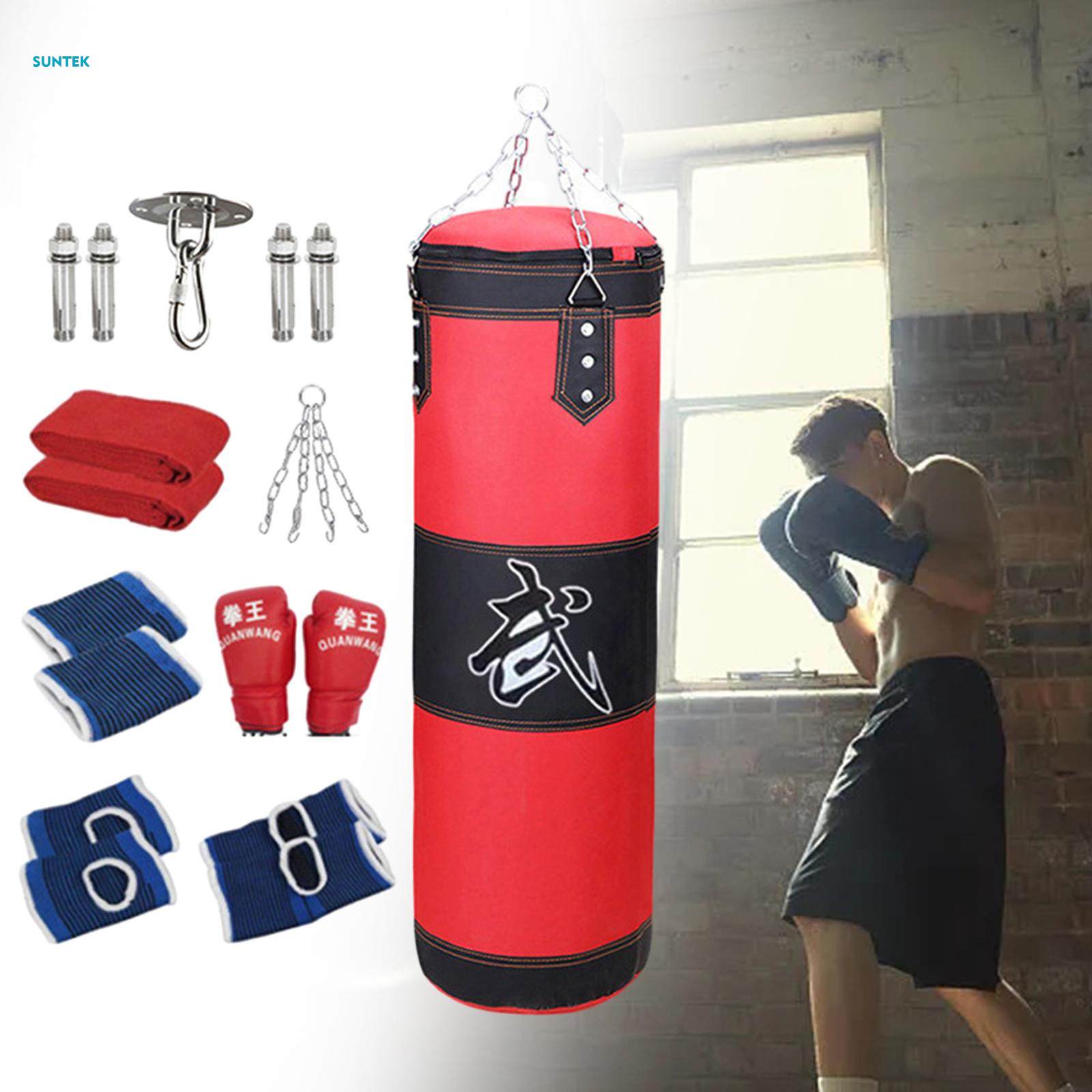 PU Punching Bag Heavy Bag Hanging Unfilled Bag Boxing Sandbag for ...