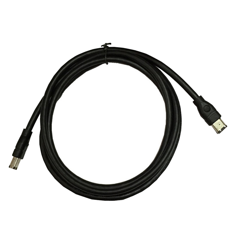 1.8m Firewire Cable Black IEEE 1394 Firewire 400 to Firewire 400 Cable ...