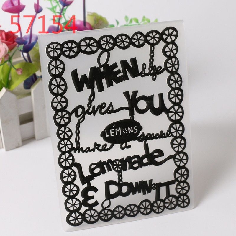 Plastic Texture Clip Concave-Convex Embossing Die Indentation Template ...