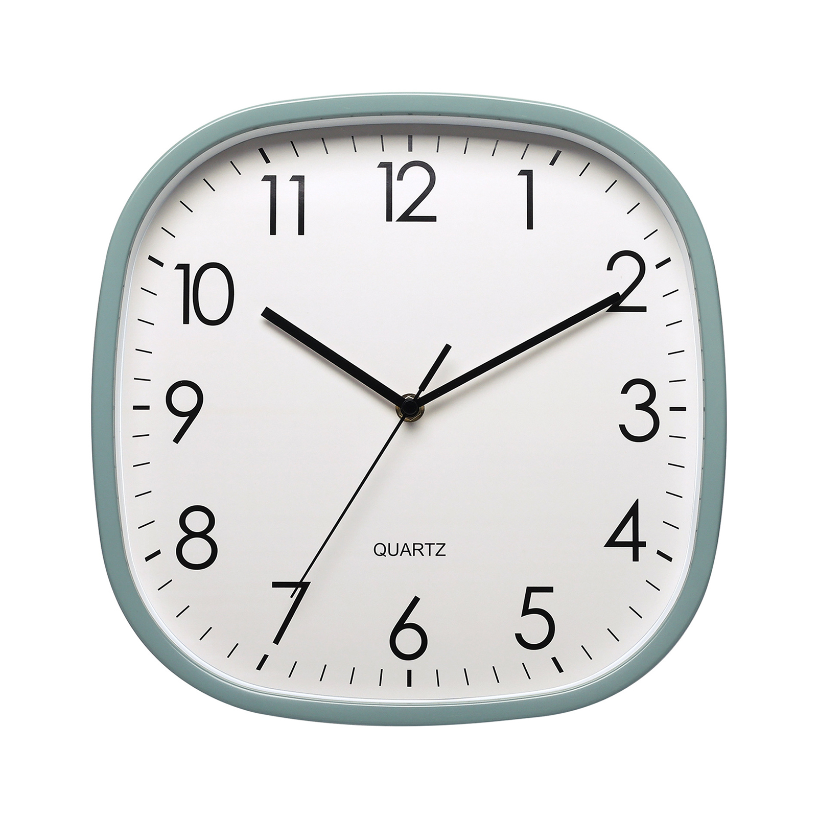 GOIKEA Wall Clock Square Shape Silent Non-Ticking Quartz Movement High ...