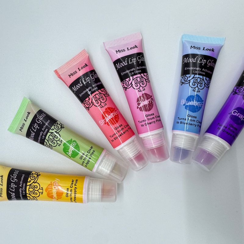 MISS-LOOK New Design Lip Plumping Gloss Oil Clear Lip Plumper Fruit ...