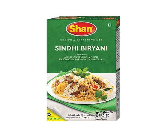 Shan Sindhi biriyani Powder 60g - 1 Packet | Shan Biryani Masala ...