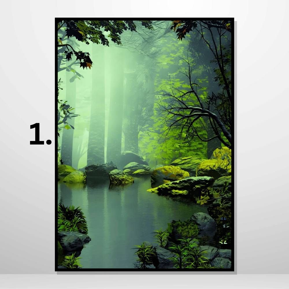 A3/A4 Size Framed Wall posters Nature Aesthetic Sun dawn beautiful wall ...