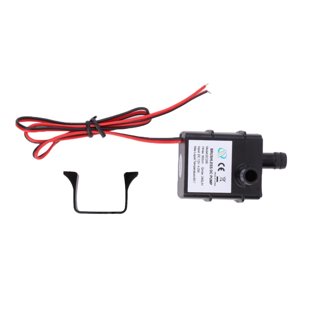 Universal Genuine Water pump 240L/H 12V Mini Ultra Quiet Black Pump ...