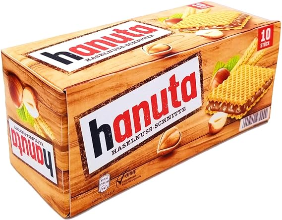 Ferrero Hanuta Hazelnut Filled Wafer 22g*10pcs | Daraz.lk