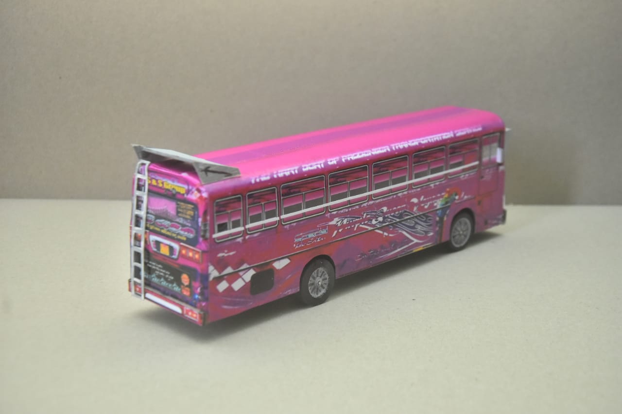 Hand made Leyland Dham Rejini Bus Purple Queen Bus | Daraz.lk
