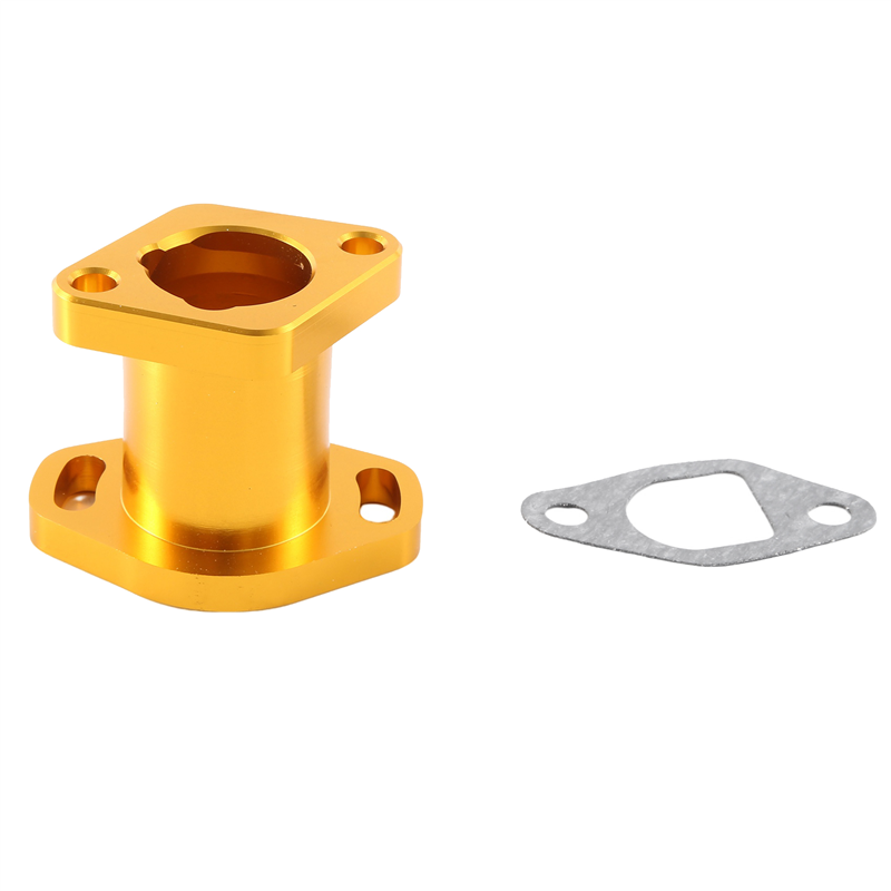 VM22 Gold Carburetor Connector Port Intake Manifold Carburetor Adapter ...