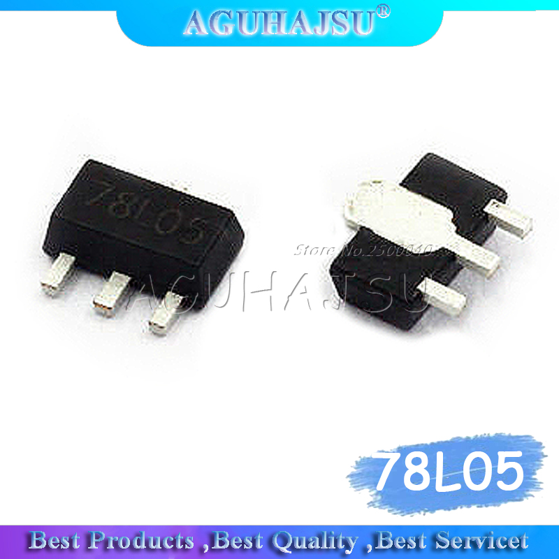 20pcs 78l05 L78l05 7805 Voltage Regulator 5v 100ma Sot-89 Smd | Daraz.lk