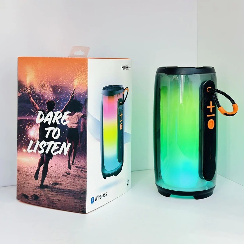 New PLUSE6+Pulse Bluetooth Speaker Desktop Outdoor Full Screen RGB ...