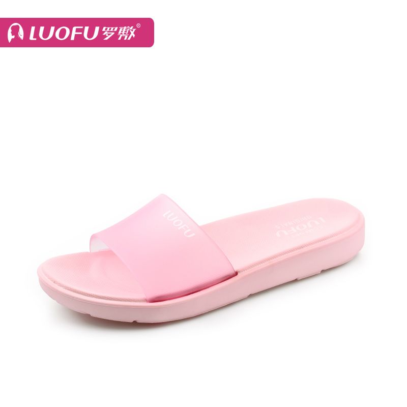 LUOFU Luofu Japanese-Style Candy-Colored Transparent Home Slippers ...